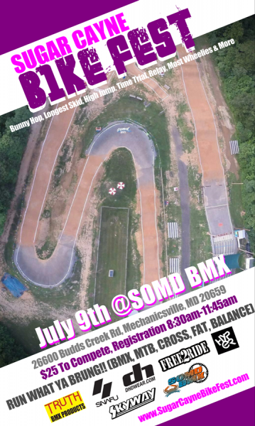 Sugar Cayne Bike Fest Comes To SOMD BMX 7.9.16 - Sugar Cayne Bike Fest